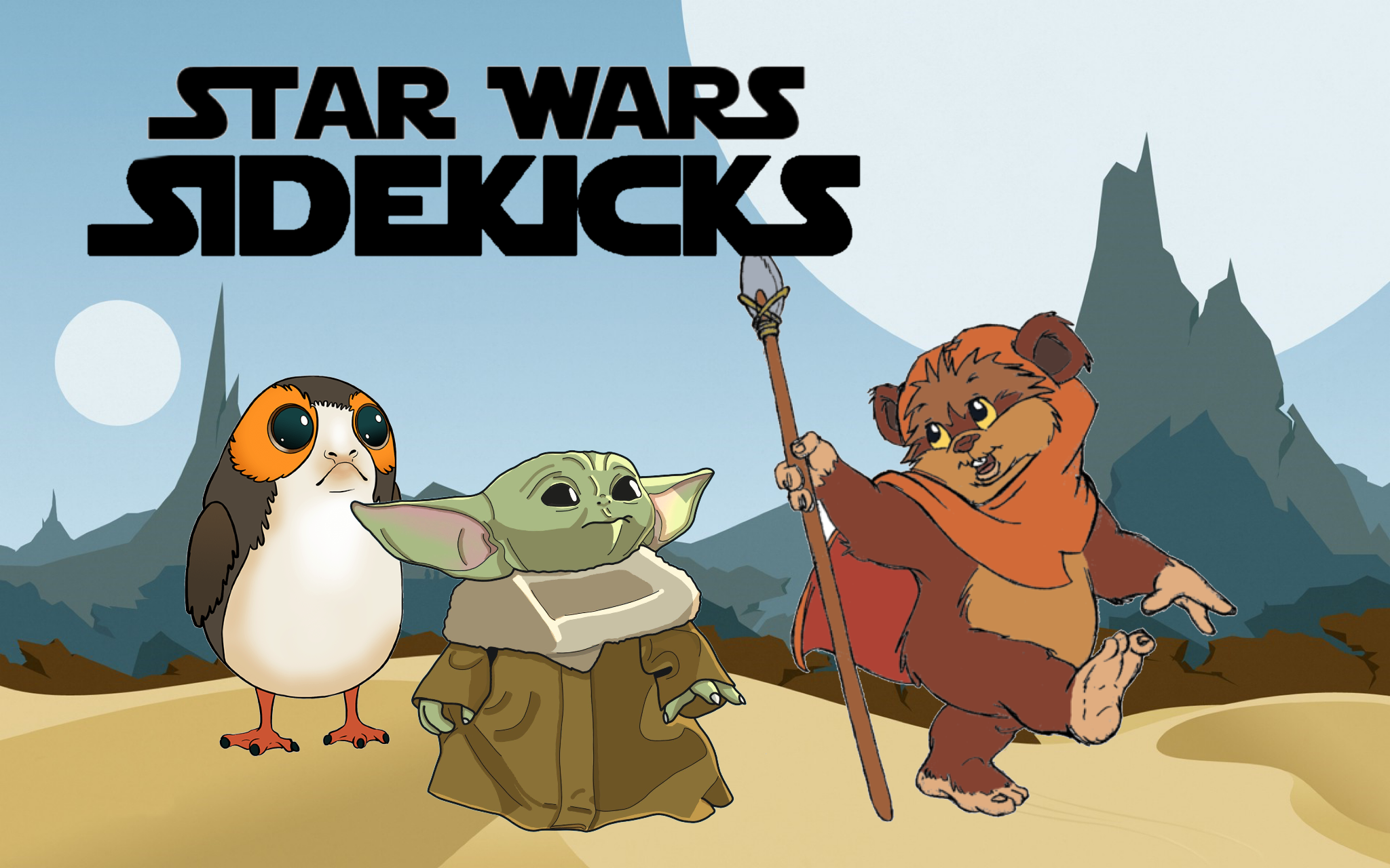 Baby Yoda’s newest adventure!: Star Wars Sidekicks - The Stute